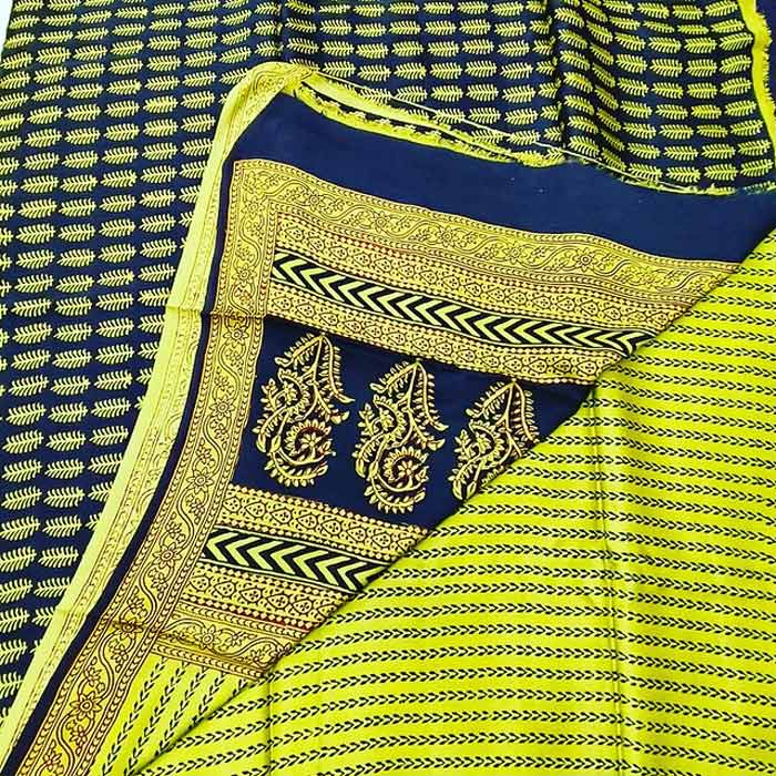Bagh Print Saree Designs: गर्मियों के लिए बेस्‍ट है ‘बाघ प्रिंट साड़ी ...