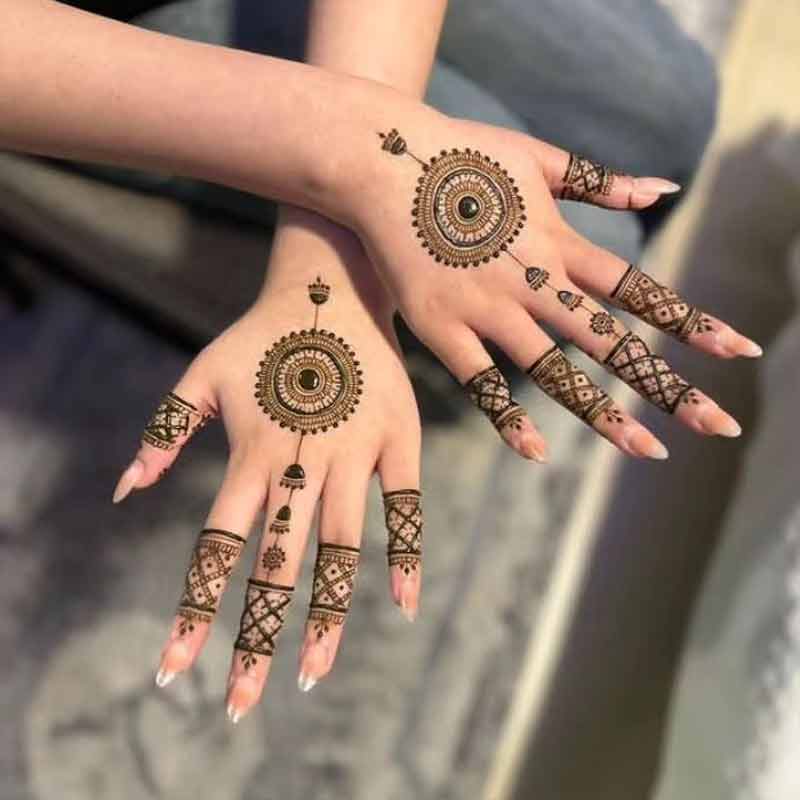 Kajari Teej Mehndi Designs For Ladies: कजरी तीज पर लगाएं ये आसान और ...
