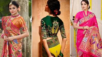 Marathi Paithani Blouse Designs To Add Charm To Your Saree Look ...