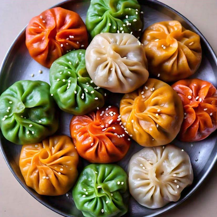 Tri colour Momos: पालक और गाजर की मदद से बनाएं हेल्दी ट्राई कलर मोमोज ...