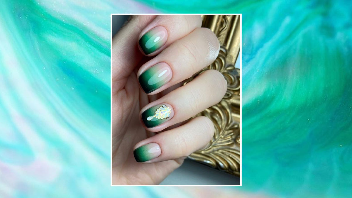 Hariyali Teej 2024: Stunning Green Ombre Nail Art Designs To Try ...