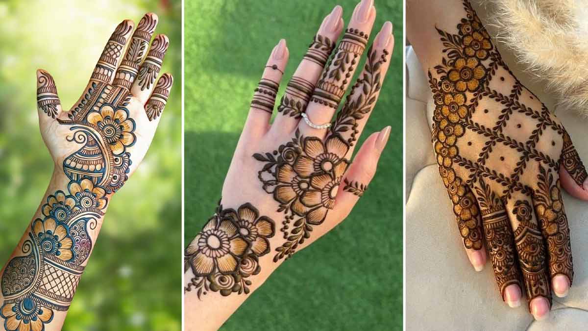 Easy Simple Arabic Henna Easy Mehndi Design For