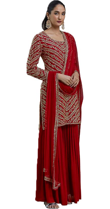 Vat Savitri Suit Look: पूजा के समय पहनें ये लाल रंग के सूट, देखें ...