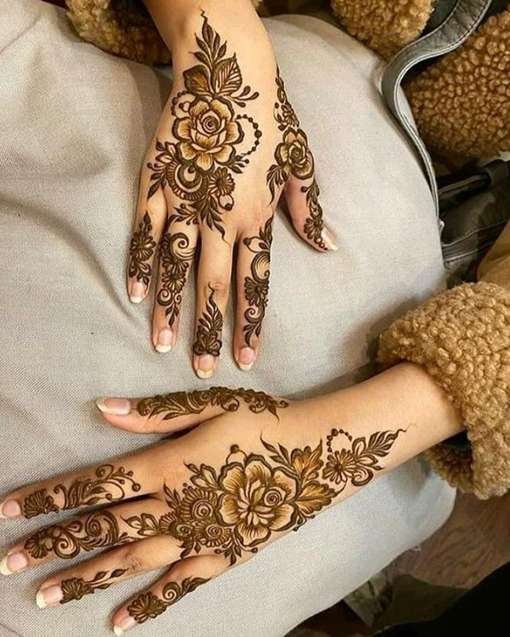 Arabic Mehndi Designs for Nikah: अरेबिक स्टाइल खफिफ मेहंदी की ये ...