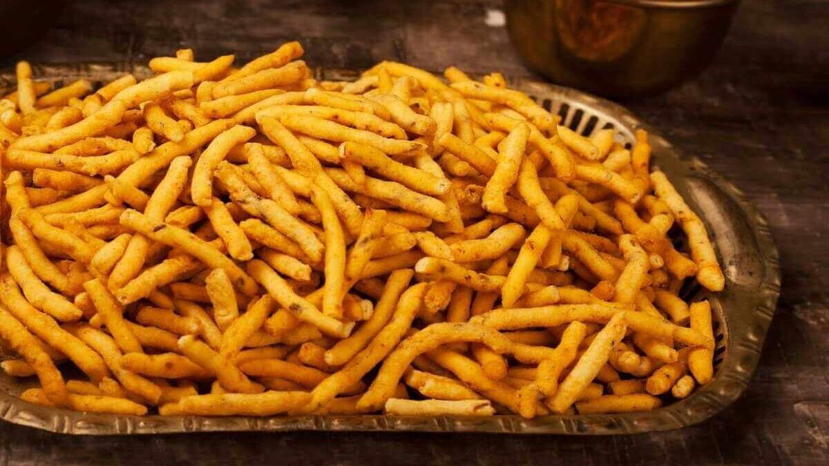 சாத்தூர் ஸ்பெஷல் காரா சேவ் செய்முறை! வேற லெவல் ருசி... | traditional ...